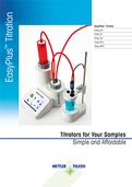 Brochure EasyPlus™ Titrator - METTLER TOLEDO