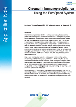 Application Note: Chromatin Immunoprecipitation - 메틀러 토레도