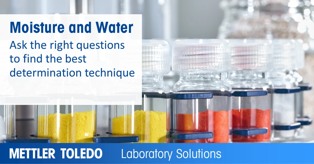 Comparison of Water and Moisture Determination Techniques Guide