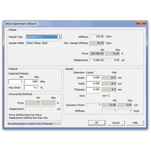 Thermal Analysis System DMA/SDTA 1+ - Описание - METTLER TOLEDO