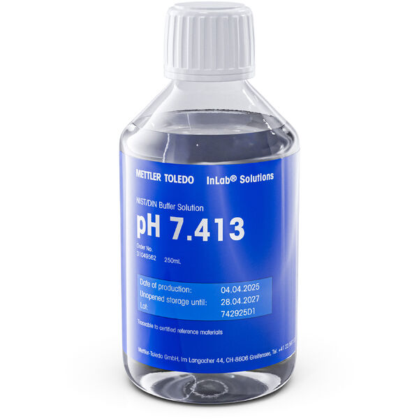 NIST/DIN Buffer pH 7.413 250mL - Overview - METTLER TOLEDO
